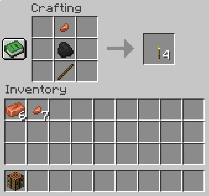 How to Make a Copper Torch in Minecraft (Crafting Guide)