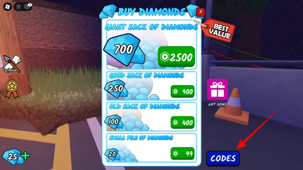 Roblox 99 Nights in the Forest Codes – Redeem for Free Gems