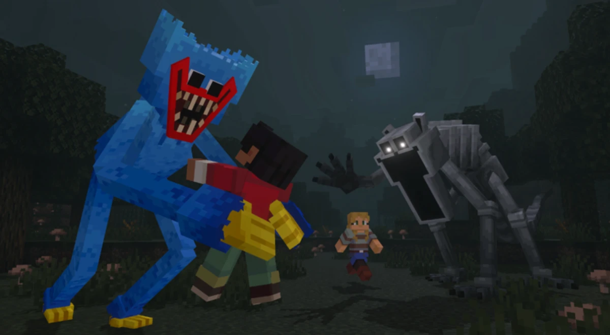 Minecraft x Poppy Playtime Add-On – All Characters & Rewards