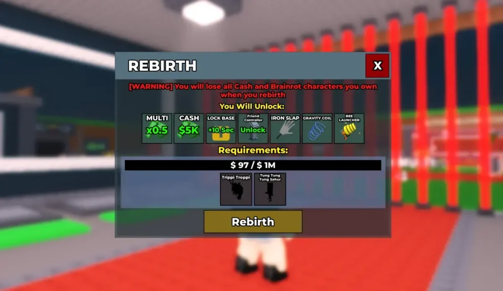 How to Rebirth in Steal a Brainrot – Roblox Guide