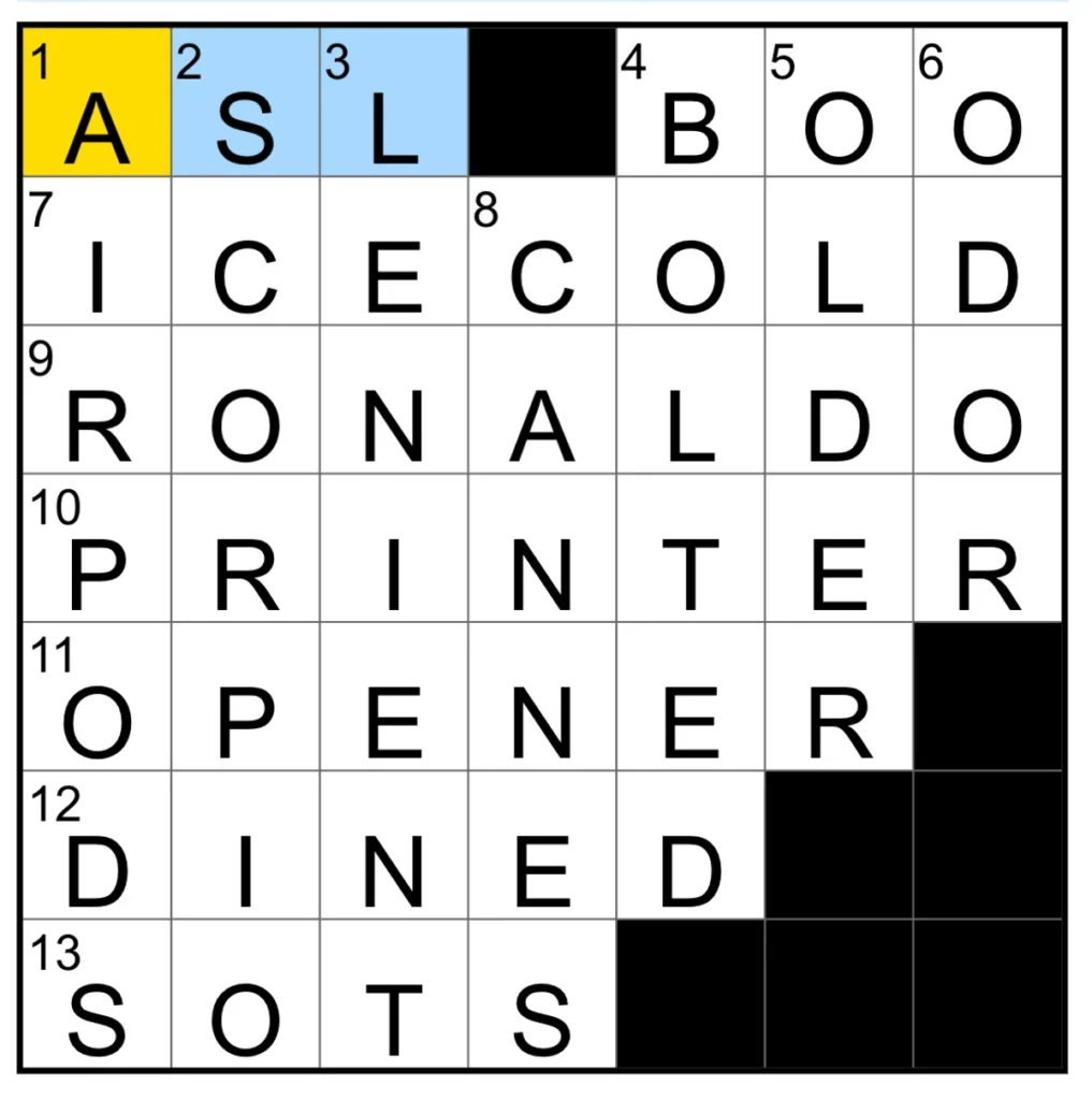 🧩 NYT Mini Crossword Answers – October 11, 2025