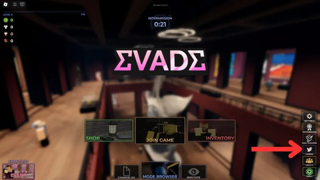 Roblox Evade Codes (November 2025): Free Points & Tickets