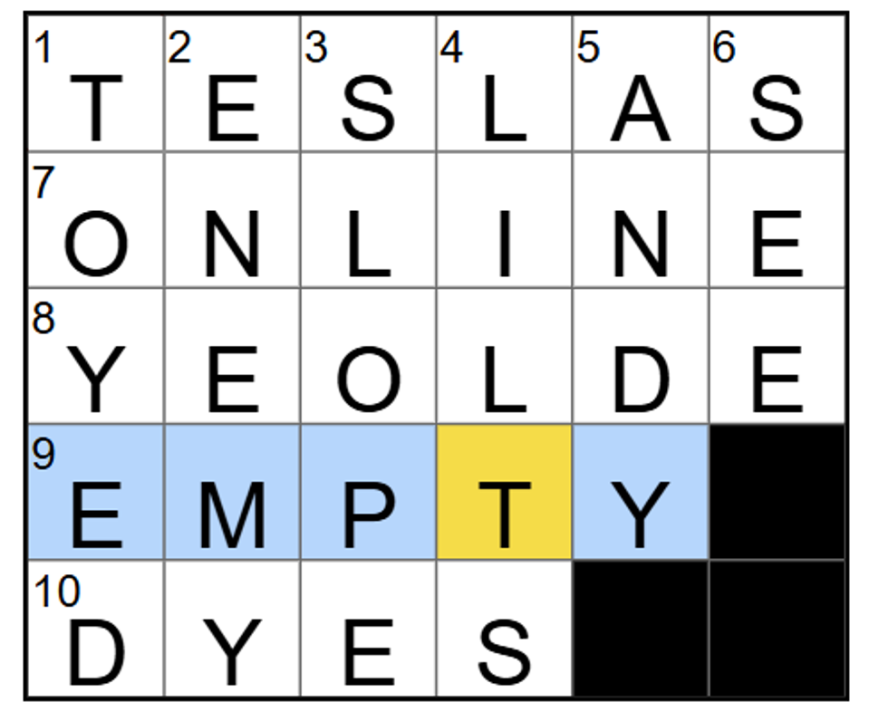 NYT Mini Crossword Answers for Sunday, Nov. 16, 2025