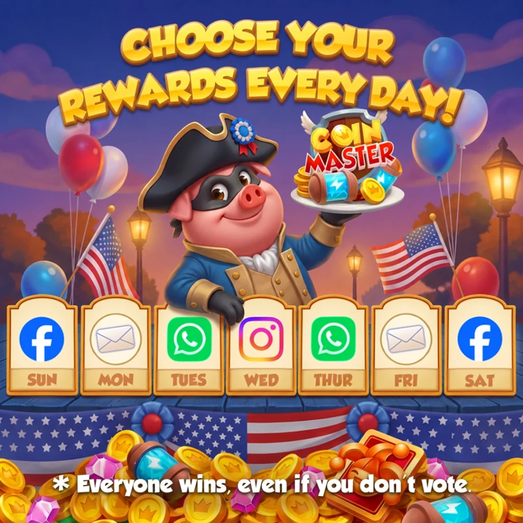 Coin Master 4th of July Week Events Guide: Free Spins